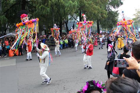 Ciudad De Mexico Mexico Oct 29 2022 Day Of The Dead Parade To