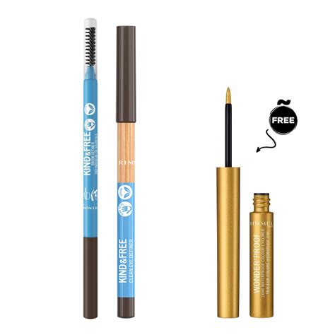 Rimmel Kind And Free Eye Definer Brow Definer Bundle