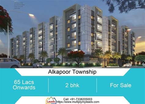 2 BHK Apartment House For Sale 1215 0 Sq Feet In Alkapoor Township 65