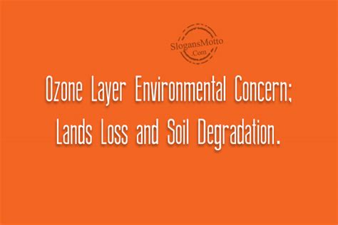 Ozone Layer Slogans