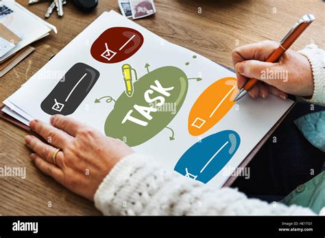 Plan Task Memo List Concept Stock Photo Alamy