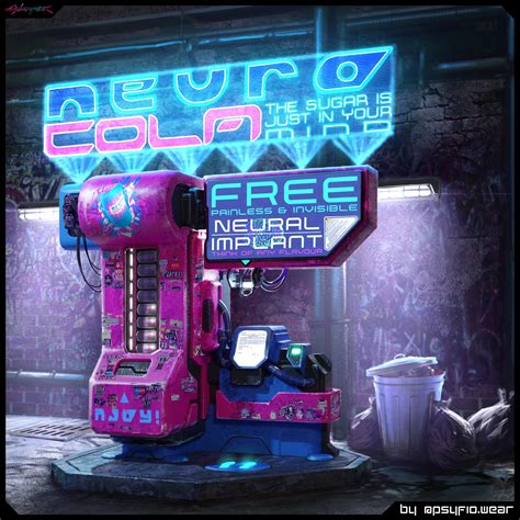 Cyberpunk Vending Machine Maximilian Lessle Vending M Vrogue Co