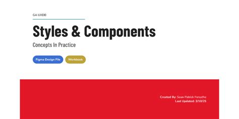 Concepts In Practice Styles And Components Figma