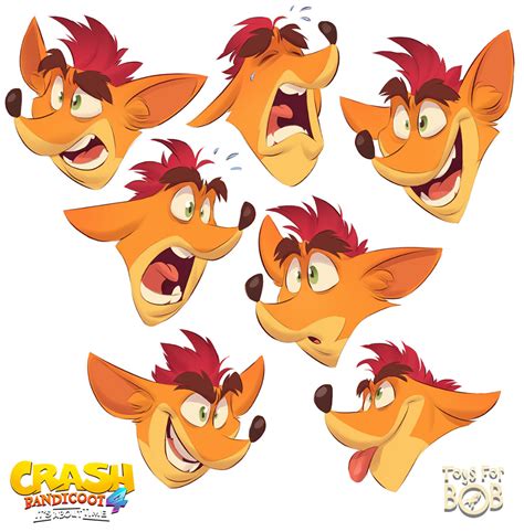 Crash 4 It S About Time Poses And Expression Crash Nicola Saviori Artofit