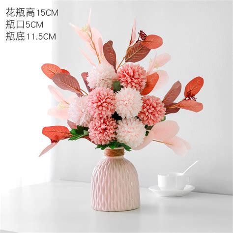 👑波吉生活館👑ins北歐風繡球花尤加利葉子假花盆栽 永生花 仿真花 不凋花 保鮮花 人造花 花藝 婚禮 佈置 捧花 免運 蝦皮購物