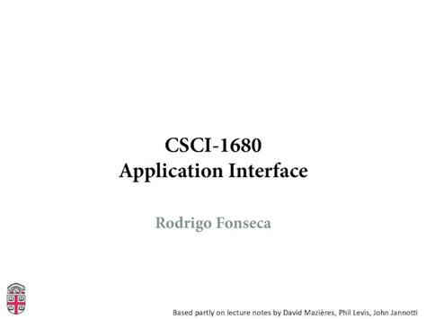 pdf csci 1680 application interface