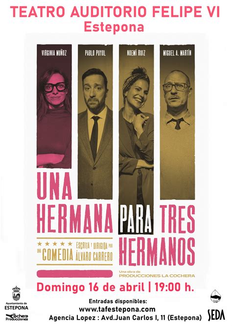 Teatro De Comedia Una Hermana Para Tres Hermanos
