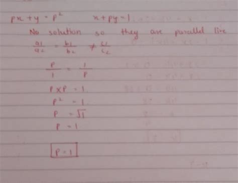 When Does A Pair Of Linear Equations Have No Solution Tessshebaylo
