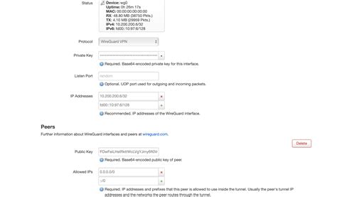 Wireguard Ipv6 Not Working Network And Wireless Configuration Openwrt Forum