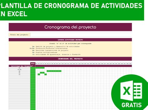 Guía Completa Cómo Hacer Un Cronograma En Excel Paso A Paso Jmj