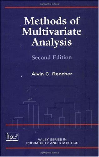 solutions for methods of multivariate analysis 2nd by alvin c rencher book solutions numerade