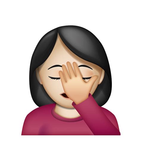Facepalm Emoji Png Background My Xxx Hot Girl