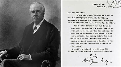 La Declaración Balfour 67 Palabras Que Hicieron Historia