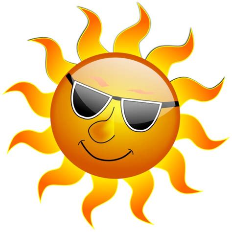 Summer Sun Clip Art N32 Free Image Download