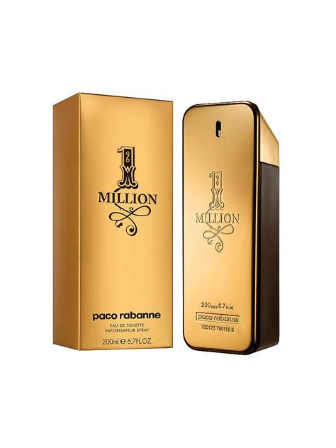 PACO RABANNE 1 Million Eau de Toilette Spray 200ml transparent