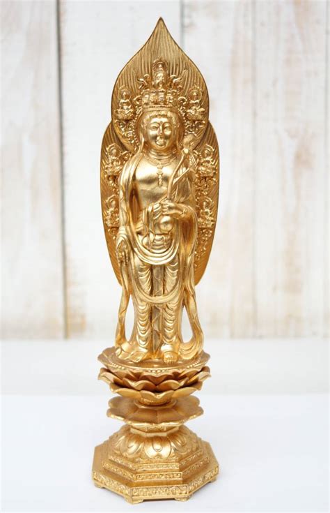 【やや傷や汚れあり】伝統工芸 工芸美術 仏教 ＊十一面千手観世音菩薩立像 仏像 佛像 立像＊牧田秀雲 秀雲 銘 在銘＊高岡銅器 合金製 金鍍金