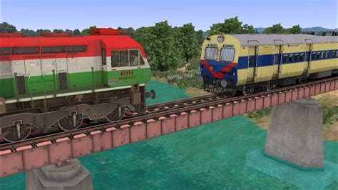Memu Engine Fiel And Rescue By Wdg4d Diesel Locomotive Indian Railroad
