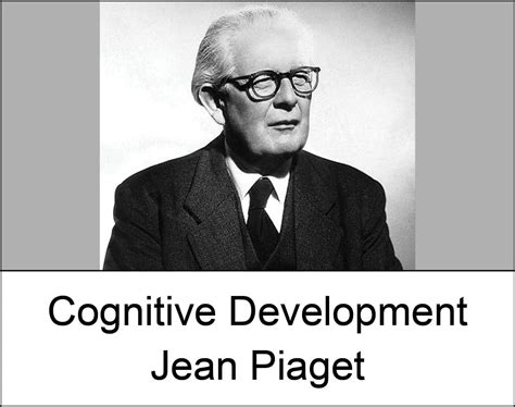 Cognitive Development Jean Piaget Mothers Truly Matter