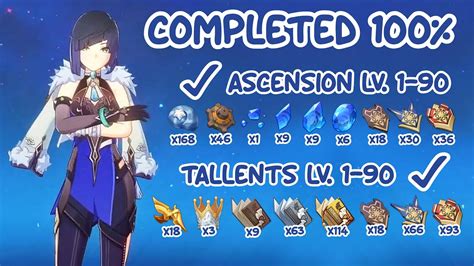 Yelan In Genshin Impact Character Ascension Talent Level Materials