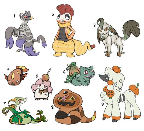 Autumn Pokemon Adopts Closed By Flyinglimes On Deviantart