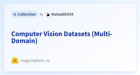 Computer Vision Datasets Multi Domain A Mahadih534 Collection