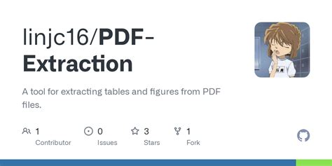 github linjc16 pdf extraction a tool for extracting tables and