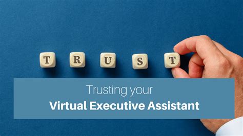 Trusting Your Virtual Executive Assistant Executive Pa Solutions