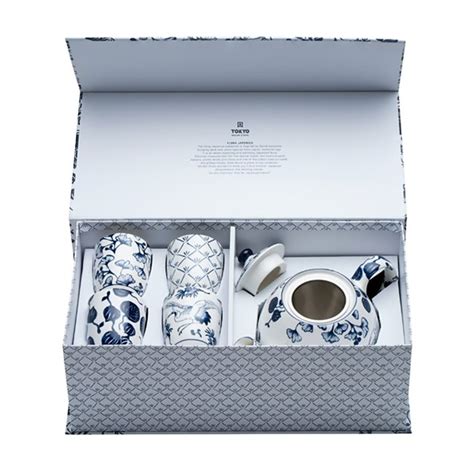 Coffret Flora Japonica Tea Japanese Porcelain Tea Set