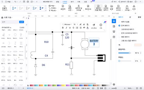기본 전기 공학 기호 커패시터 기호 전기 커패시터