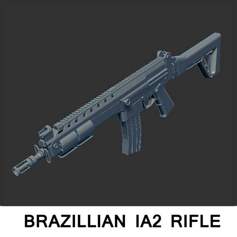 Файл STL оружие винтовка brazillian ia2 🎨・Модель для загрузки и печати ...