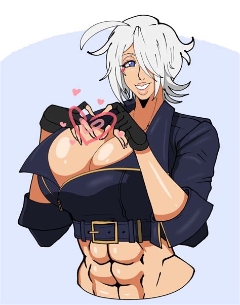 Shingattai Angel Kof The King Of Fighters Highres 1girl Abs