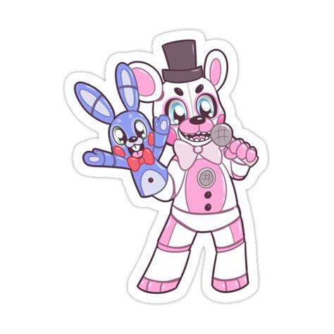 Funtime Freddy Sticker For Sale By Amberlea Draws Drawings Cute