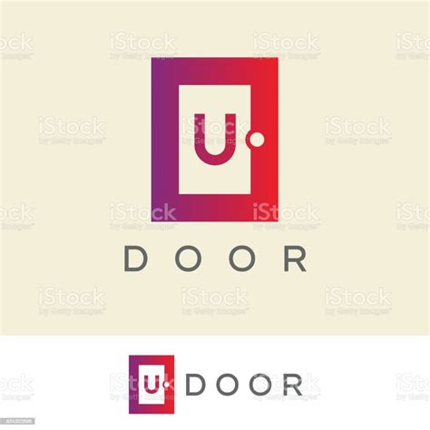 문 초기 편지 U 아이콘 디자인 알파벳 U에 대한 스톡 벡터 아트 및 기타 이미지 알파벳 U 가구 개념과 주제 Istock