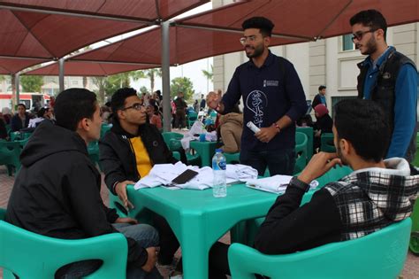 أنا متبرع دائم مبادرة طلابية للتبرع بالدم في جامعة حورس والطلاب