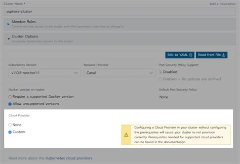 云提供商 vSphere Cloud Provider Rancher RKE 使用手册 书栈网 BookStack
