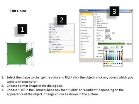 Illustration Of Puzzle Process Using 8 Stages Flow Diagram PowerPoint Slide