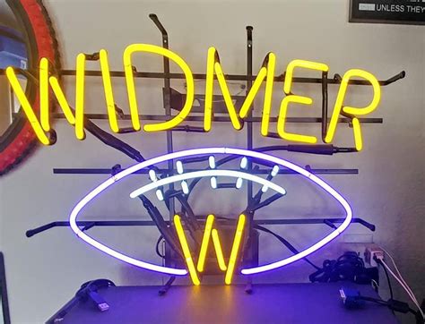 Widmer State Football Neon Sign Neon Light Diy Neon Signs