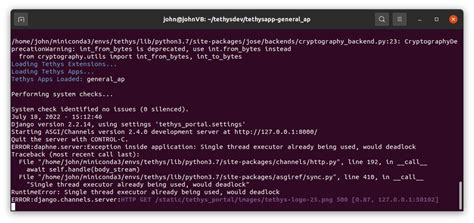 daphne server thread already being used would deadlock · issue 835