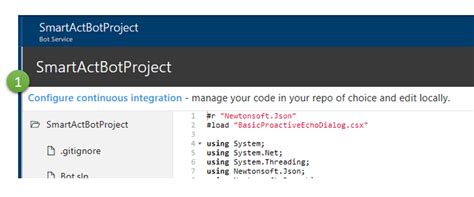 Setting Up Continuous Integration For Azure Bot Service Daily Net Tips