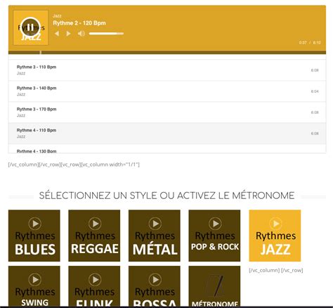 Boite à Rythme En Ligne Ma Selection Batteur Pro
