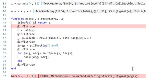 Infiltrator Based Debugger Vs Code Julia Programming Language