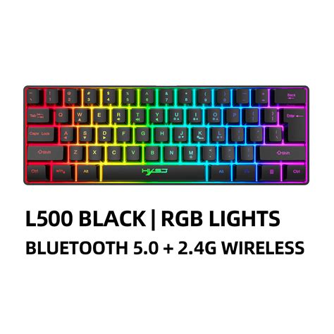 Hxsj Gaming Keyboard 61 Keys Rgb Backlit 60 60 Bu Grandado