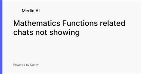 Mathematics Functions Related Chats Not Showing Mobile Feedbackbugs