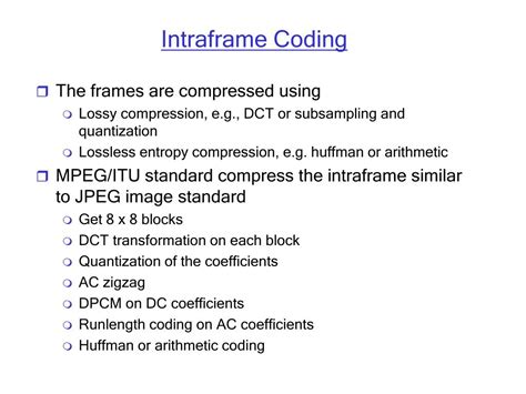 Ppt Video Compression Powerpoint Presentation Free Download Id5758802