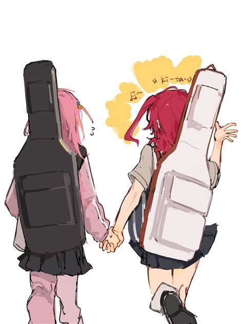 Bocchi And Kita Bocchi The Rock Rwholesomeyuri