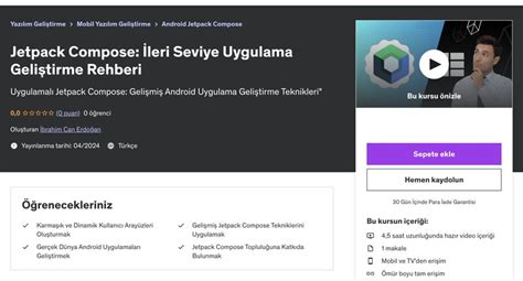 android kotlin udemy İbrahim can erdoğan