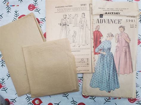 Cut Vintage Advance Pattern 5981 Advance Pattern 6379 The Precision