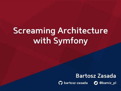 Screaming Architecture With Symfony