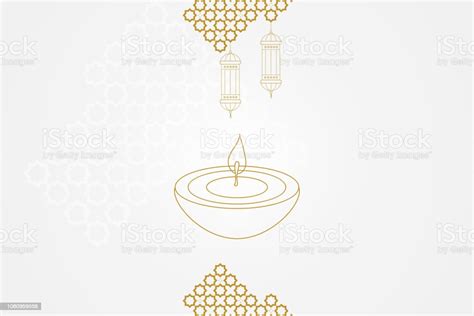 디 왈 리 축 하 벡터 일러스트 레이 션 디자인 카드 템플릿입니다 힌두교 빛의 축제 나 디파발리 휴가 개념 디 왈 리 오일 램프