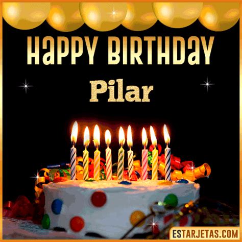 Feliz Cumpleaños Pilar Imágenes Tarjetas y Mensajes
